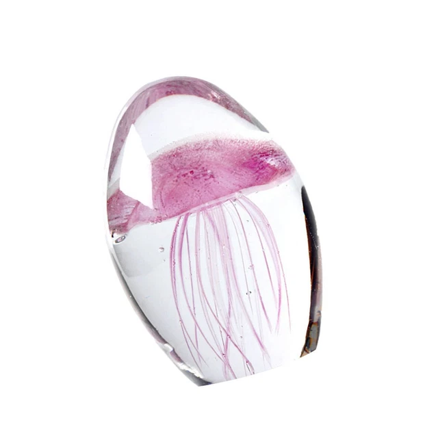JELLYFISH SHAPE LAMP Crystal Ornaments Acrylic Romantic Night Light £24 ...