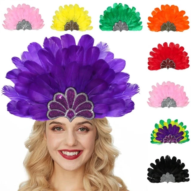 FRIENDLY FEATHER HEADBAND Designed Sustainability Dancing Celebrations ...