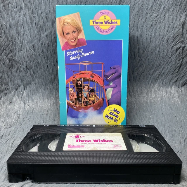 BARNEY THE BACKYARD Gang Show VHS Rare Sandy Duncan Featured on Sleeve ...