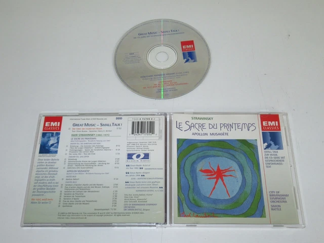 STRAVINSKY / LE Sacre Du Printemps /Apollon Musagete/Simon Rattle ( EUR ...