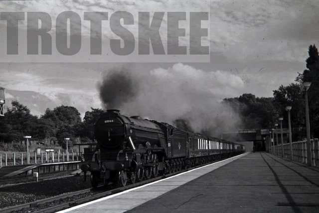 35MM SLIDE BR British Railways Steam Loco 60044 Class A3 Hadley Wood ...