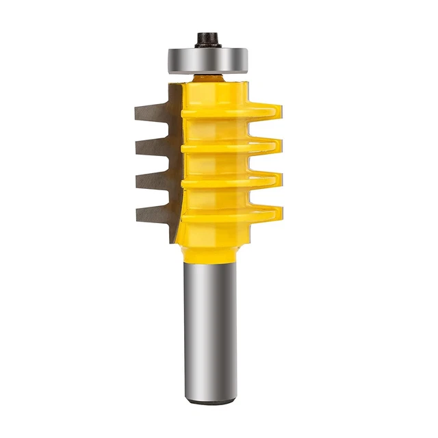 REVERSIBLE FINGER GLUE Joint Router Bit Set 1/2 inch Shank Woodworking ...