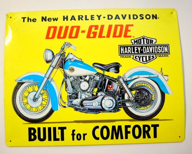 HARLEY-DAVIDSON TIN ADVERTISING Sign Repro Bike Motorcycle Decoration ...