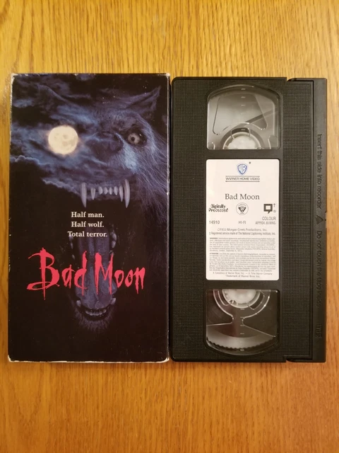 BAD MOON (VHS, 1997, Original Warner release) OOP, HTF $7.47 - PicClick AU