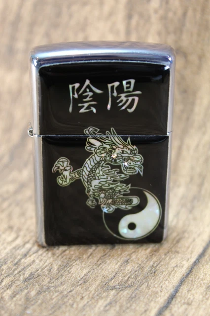 ZIPPO &PERLMUTT DRACHE YIN YANG" - NEU & ovp EUR 26,90 - PicClick DE