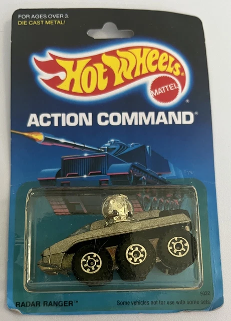 HOT WHEELS ACTION Command Radar Ranger Die-Cast Metal 1988 Card £17.03 ...