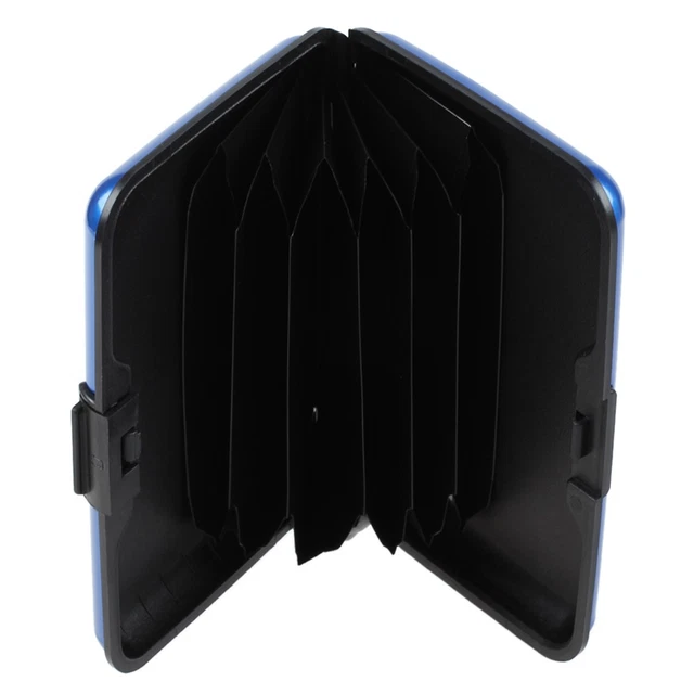 WASSERDICHTE VISITENKARTE ID Kreditkarte Brieftasche Halter Aluminium ...
