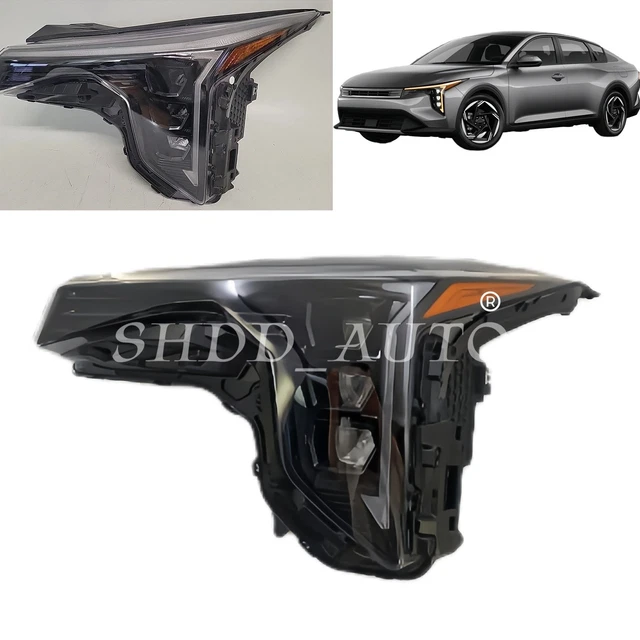 FIT 2025-2026 KIA K4 Front Left Side Reflector LED Headlight OE Style ...