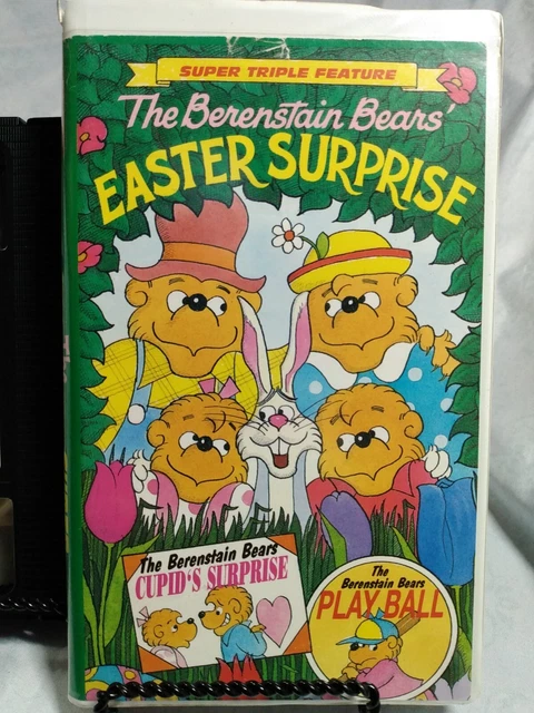 THE BERENSTAIN BEARS' VHS EASTER SURPRISE Cupid's Surpise PLAY BALL ...
