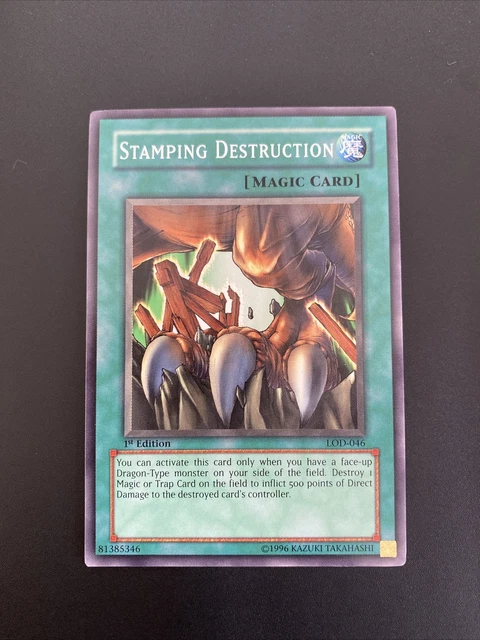 YU-GI-OH! COMMON LEGACY Of Darkness 1st Lod-046 Stamping Destruction ...