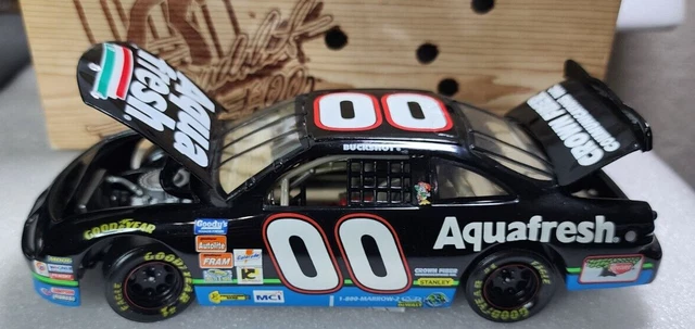 BUCKSHOT JONES #00 AQUA FRESH NASCAR RACING 1997 1/24 Action Diecast 1 ...