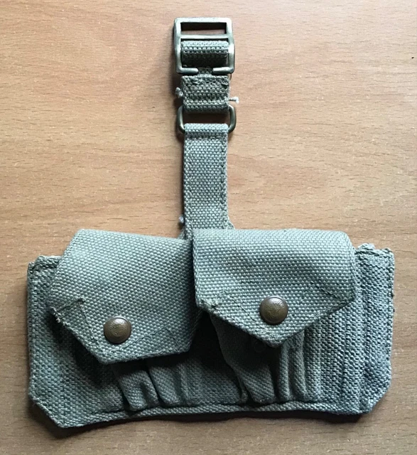 WWII BRITISH ‘37 PATTERN WEBBING CARTRIDGE CARRIERS (Ammunition Pouches ...