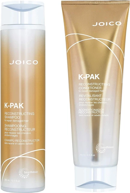 JOICO K-PAK RECONSTRUCTING Shampoo 300ml & Conditioner 250ml to repair ...