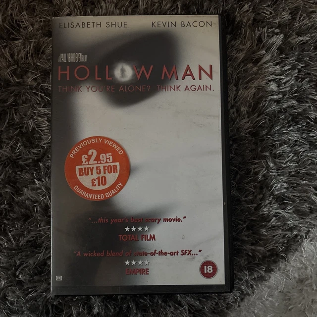 HOLLOW MAN VHS Shue Bacon Big Box Ex Rental £11.87 - PicClick UK