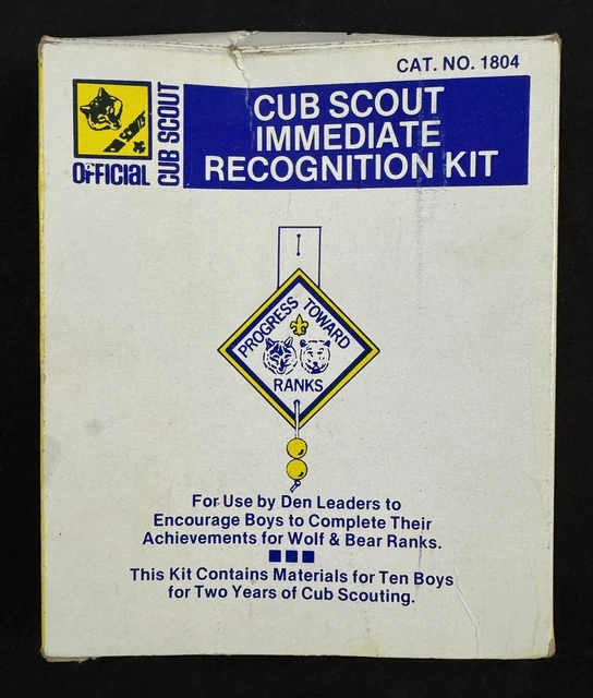 VINTAGE CUB SCOUT Immediate Recognition Kit No. 1804 $10.95 - PicClick
