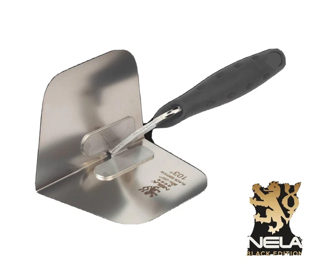 NELA BLACK EDITION Internal Plastering Corner Trowel 103 Degrees BiKo ...