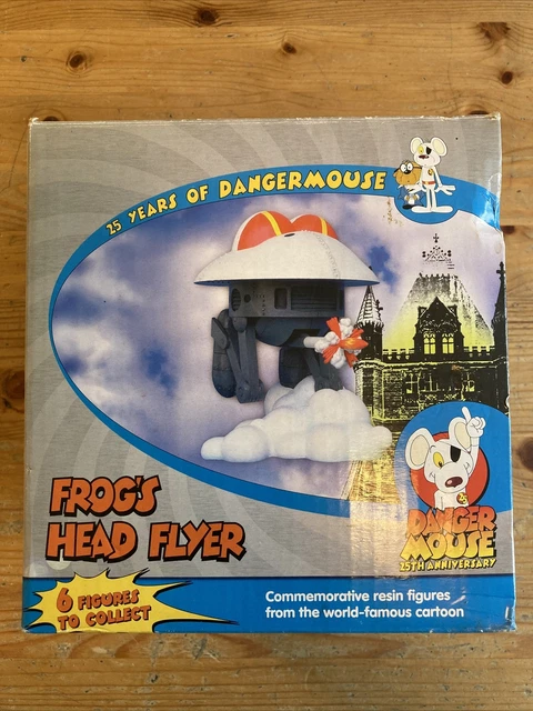 DANGER MOUSE FROG’S Head Flyer, 25 Year Anniversary Commemorative Resin ...