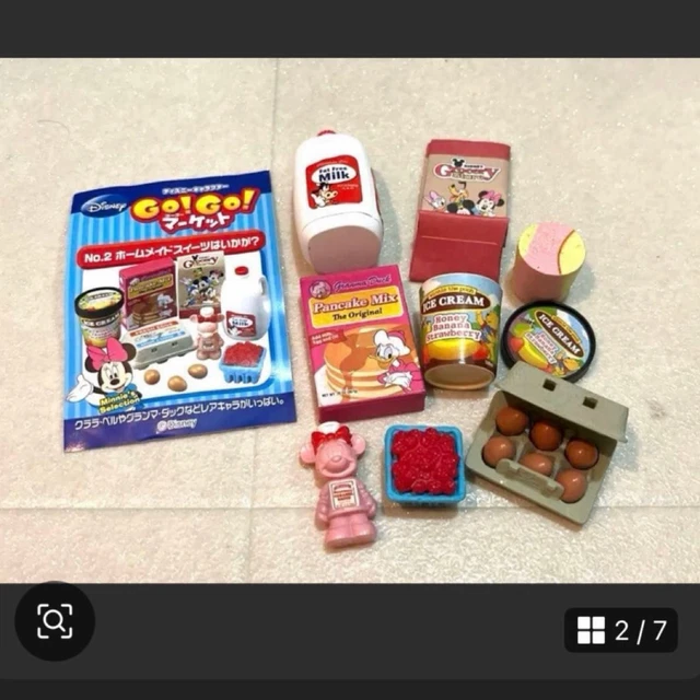 RE-MENT DISNEY GO! Go! Market Miniature Set Mickey Minnie 2 Items $63. ...