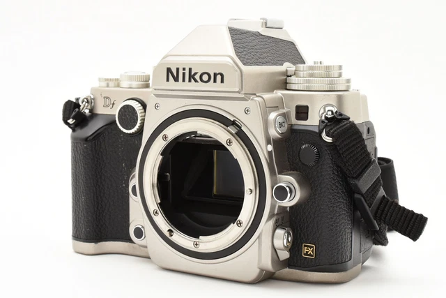 [ MINT+++ ] Nikon Df Silver 16.2 PM Digital SLR Camera Body Used in ...