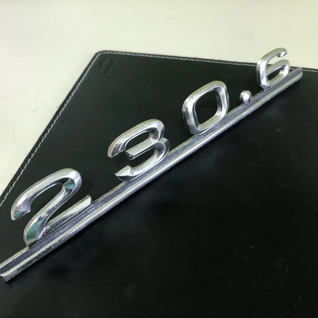 MERCEDES-BENZ 230.6 TYPENZEICHEN Typenschild Emblem nameplate badge EUR ...
