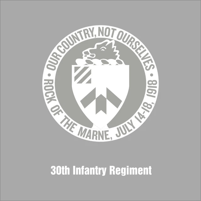 US ARMY 30TH Infantry Regiment Logo Military Vinyl Decal Window Wall ...