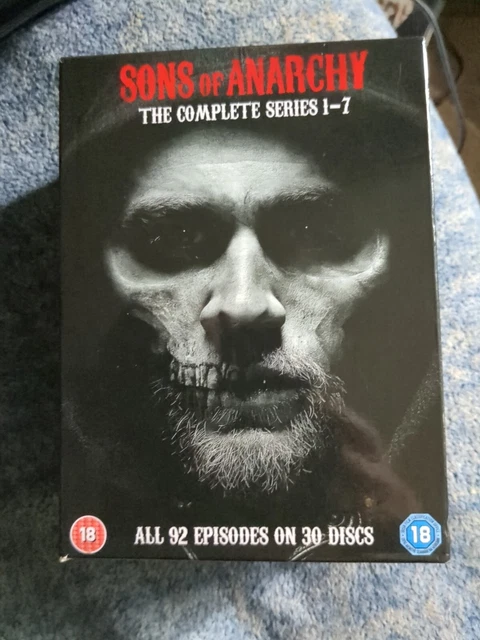 SONS OF ANARCHY The Complete Series 1-7 All 92 Episodes 30 Disc DVD Box Set VGC £20.00 - PicClick UK