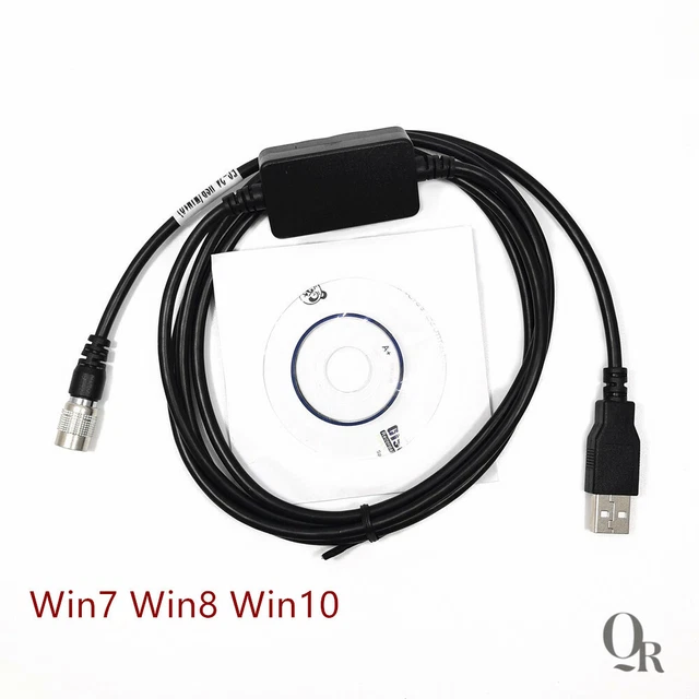USB DOWNLOAD DATA Cable Compatible With Total Stations WIN8 WIN10 ...