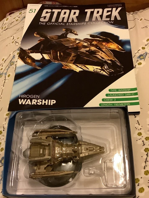 STAR TREK OFFICIAL Starship Collection Hirogen Warship+ Magazine No 51 ...