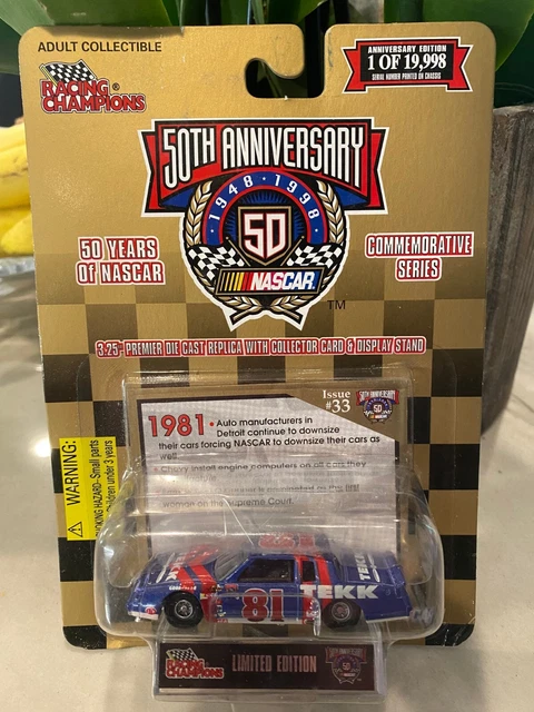 RACING CHAMPIONS 50TH Anniversary NASCAR #81 Tekk De #33 Commémorative ...