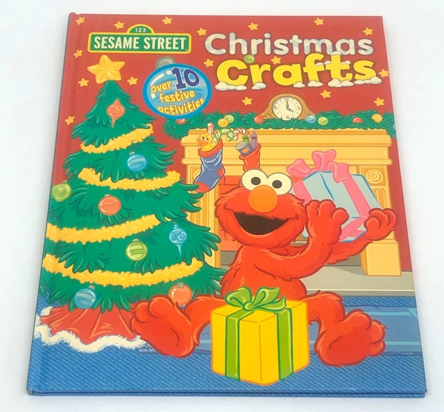 SESAME STREET ELMO Christmas Crafts Hardcover Book £9.77 - PicClick UK