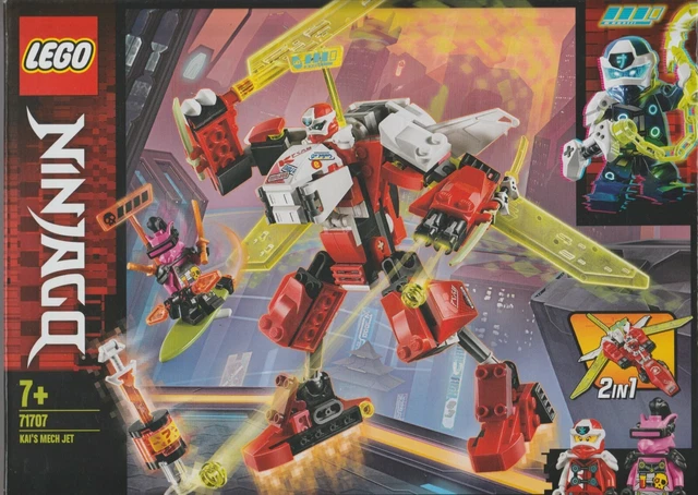 LEGO NINJAGO 71707 KAI'S MECH JET New Sealed with 2 minifigures Digi Kai Richie EUR 28,36 ...