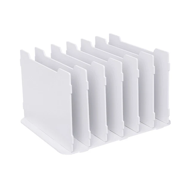 7 TIER LITERATURE Organizer Rack Horizontal Paper Sorter File Holder ...
