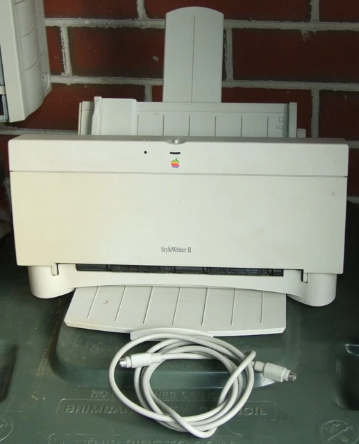 APPLE STYLEWRITER II vintage ink jet printer M2003 - still works $19.99 ...