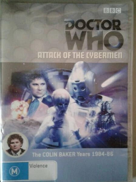 DOCTOR DR WHO Attack of the Cybermen Colin Baker Sixth 1985 DVD MINT ...