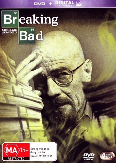 BREAKING BAD: SEASON 3 (Dvd, 4-Disc Set) $6.63 - PicClick