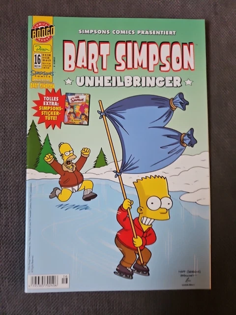 BART SIMPSON COMIC Heft Nr. 16 Die Simpsons Comics Hefte Horror-Show Horrorshow EUR 1,19 ...
