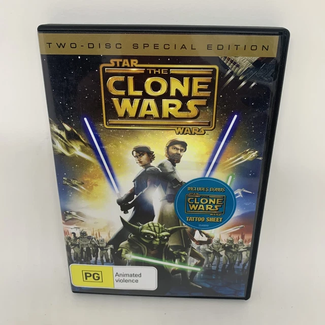 STAR WARS: THE CLONE WARS ­*2 Disc Special Edition* DVD VGC *TEMP ...