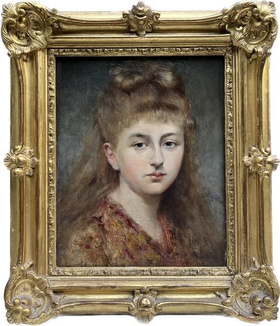 HENRI RÉGNAULT (1843-1871) - Portrait De Jeune Fille - Impressionniste ...