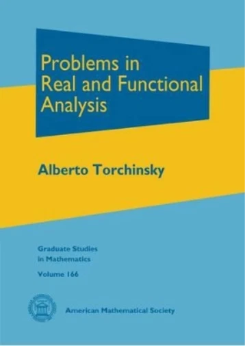 ALBERTO TORCHINSKY PROBLEMS in Real and Functional Analysis (Relié) EUR ...