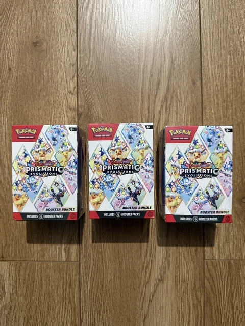 POKÉMON TCG: SCARLET & Violet-Prismatic Evolutions Booster Bundle 6 Packs - x1 £73.51 - PicClick UK