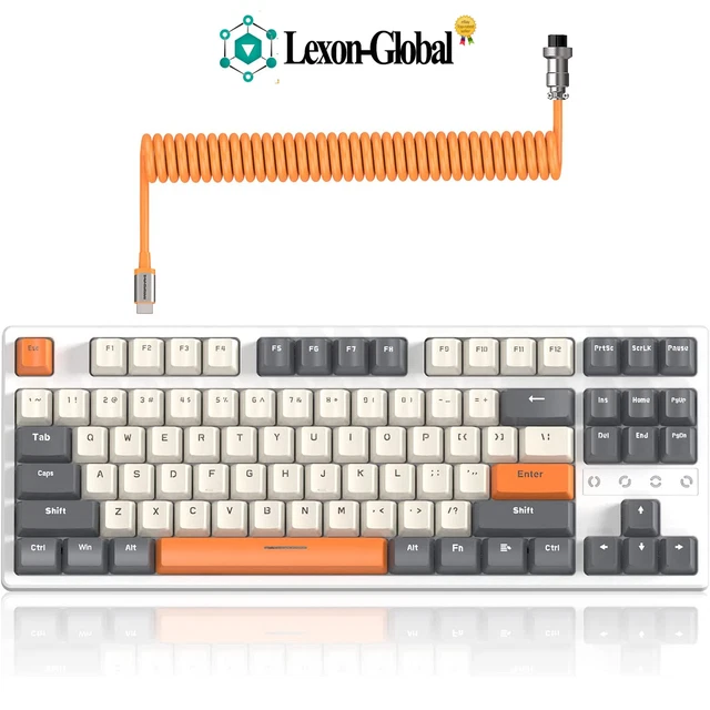 K87 TKL HOT Swappable Wireless Mechanical Gaming Keyboard with Custom ...