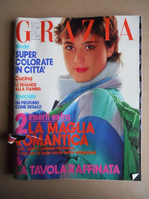 GRAZIA RIVISTA DI moda n 2076 1980 [Q64] EUR 9,15 - PicClick FR