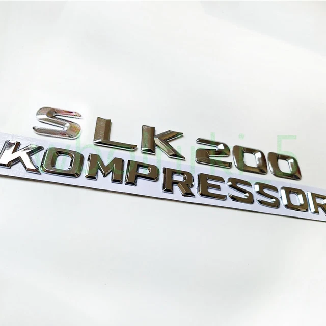 Slk Kompressor Schriftzug