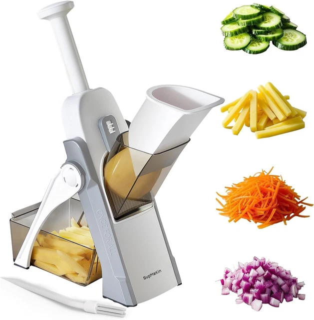 ULTIMATE SAFE MANDOLINE Slicer - 40 Adjustable Thicknesses and Easy ...