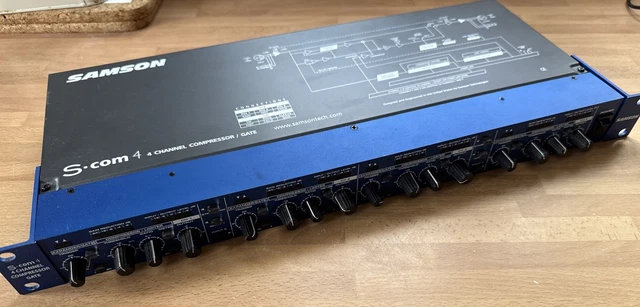 SAMSON S-COM 4 4-Channel Compressor Limiter Gate Rack Unit - Excellent ...