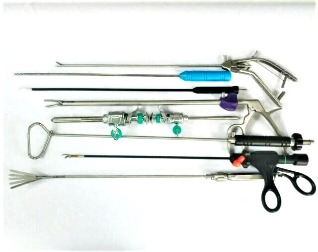 LAPAROSCOPIC BASIC SURGE Set Endoscopy Inst 9 Pcs Addler EUR 483,94 ...