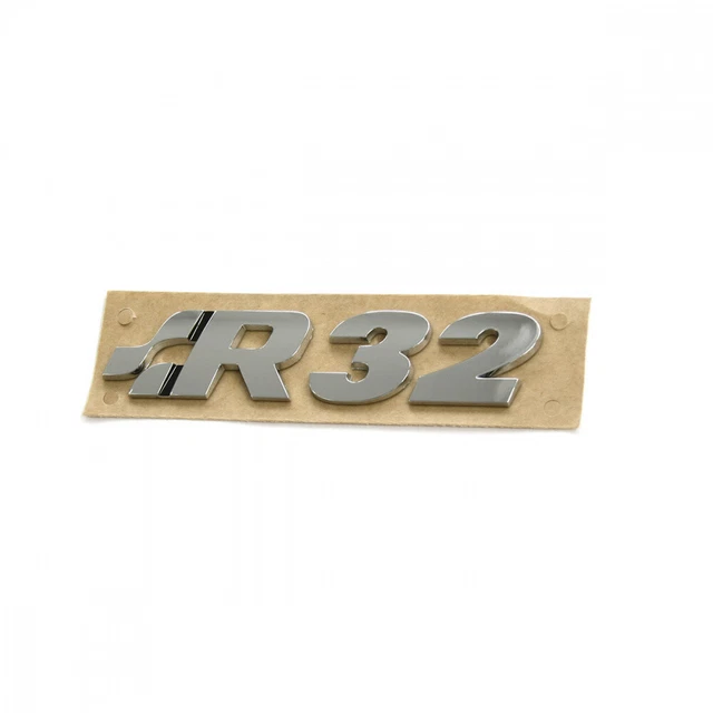 ORIGINAL VW GOLF 4 (1J) R32 Schriftzug Emblem Tuning Zeichen Logo Chrom ...