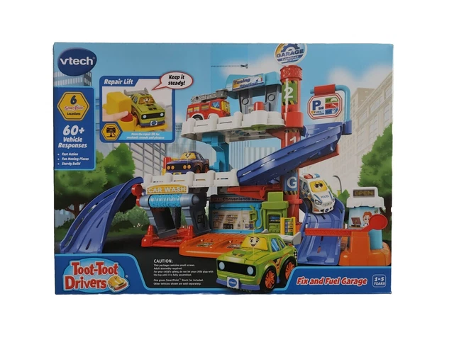 VTECH TOOT TOOT Drivers Fix & Fuel Garage. Educational Interactive ...