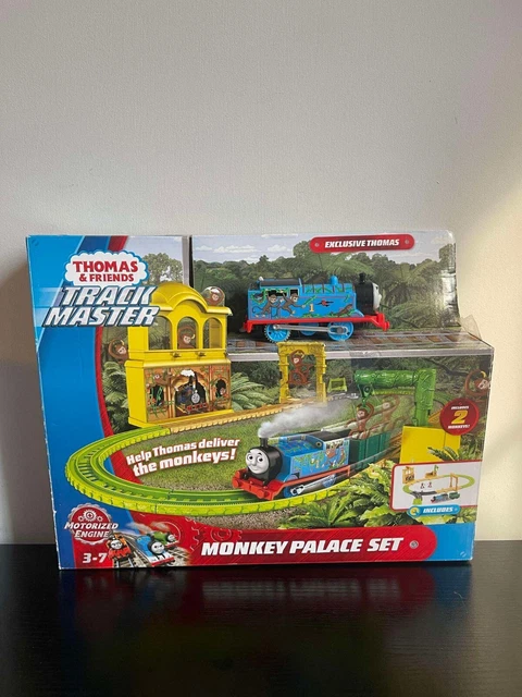 THOMAS THE TANK Engine & Friends Train Track Master Monkey Palace Set £ ...