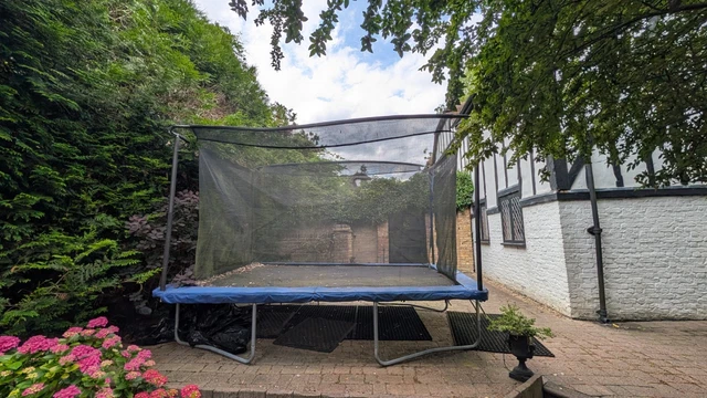 SPORTSPOWER 10FT X 8ft Rectangular Trampoline and Enclosure £21.82 ...